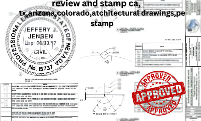Draw and stamp your usa city permit architectural drawings by ...