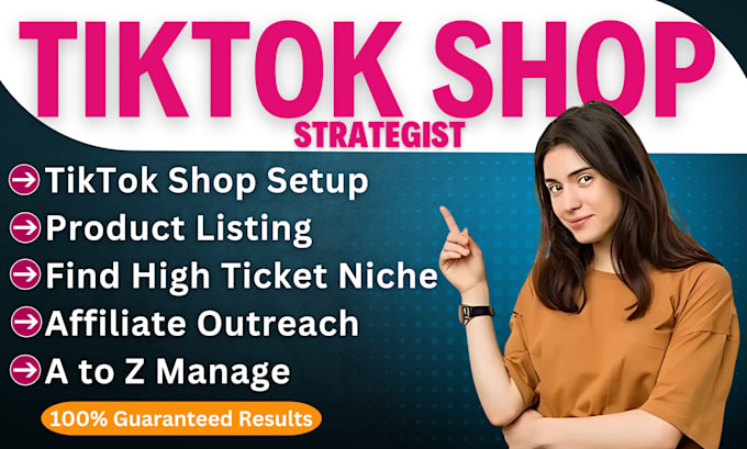 Setup tik tok shop, tik tok affiliate and tiktok shop marketing by Neha ...