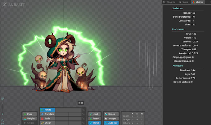 Animate game characters in spine by Christinetic | Fiverr