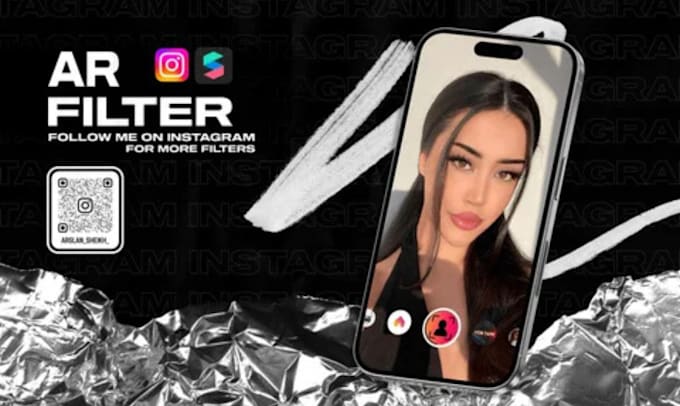 Design viral ar filters tiktok instagram snapchat for lens studio by ...