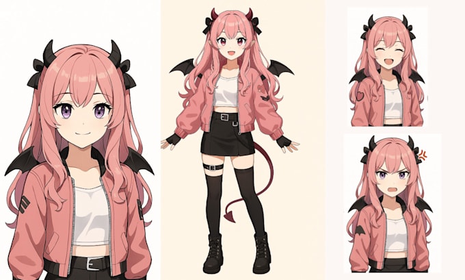 Do vtuber model chibi vtuber model vrchat model vroid 3d vtuber model ...