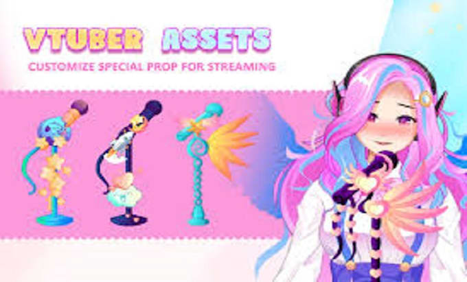 Model your vtuber vtuber facer ig live2d rigging for live2d avatar animate it by Barry_alley ...