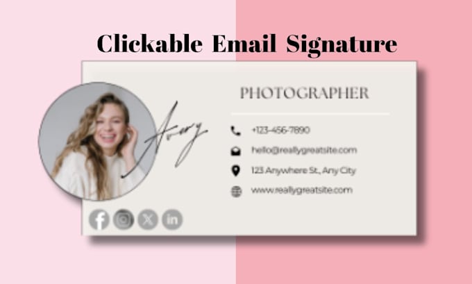Create email signature html, clickable html email signature by Chandkumar513 | Fiverr