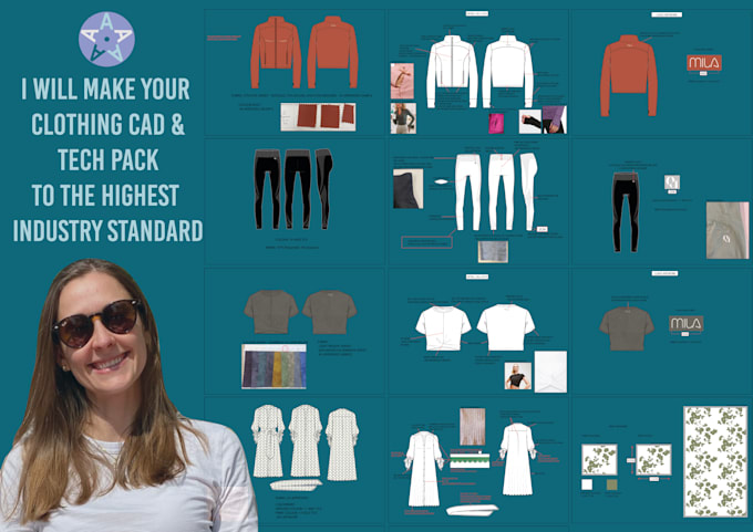 Make your clothing cad and tech pack to the highest industry standard ...