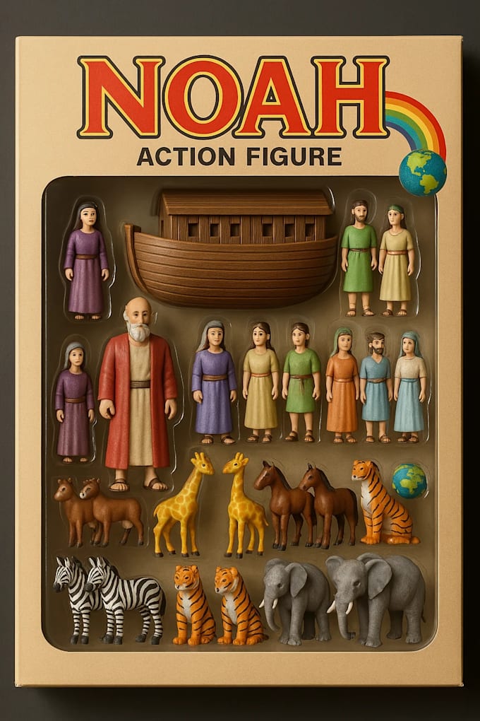 Design custom action figure style portraits with accessories by ...