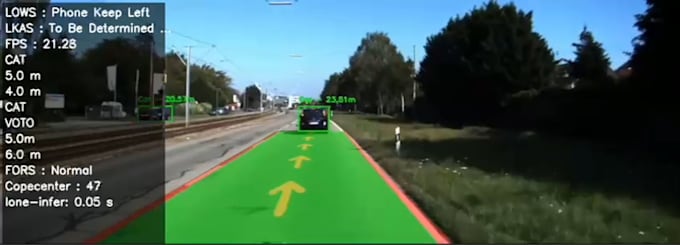 Develop ai powered object detection and lane detection for video ...