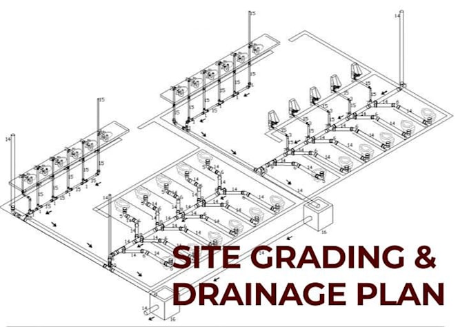 Design drainage and grading plan with stormwater analysis in autocad by ...