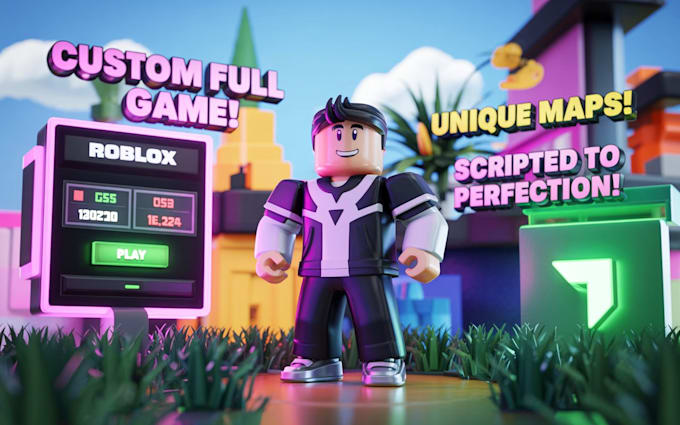 Create full roblox game roblox map full game development as a roblox ...