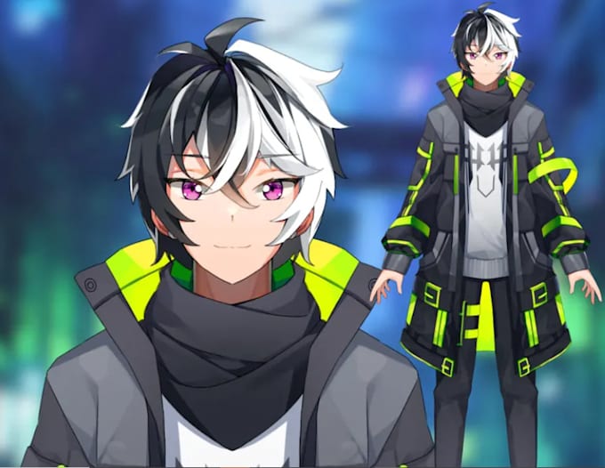 Bring to life pro vtuber character in live2d, for vtuber model and ...