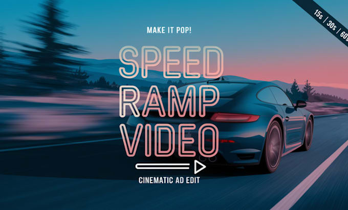 Create professional speed ramp advertising videos to boost your brand ...