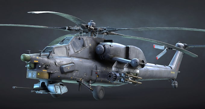 Create 3d aircraft model, spaceship model, aerospace military tanks ...