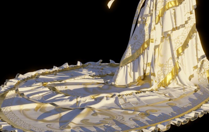 3d realistic character hair, cloth fabric fashion simulation on houdini, ue4 ue5 by Lambhaa | Fiverr