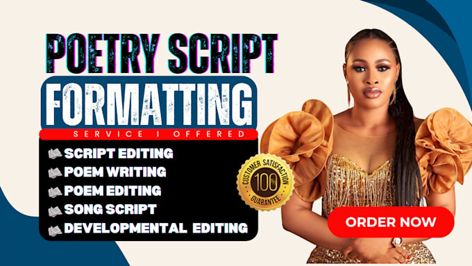Write and edit custom poetry script for love grief song lyrics poem script novel by Judith ...