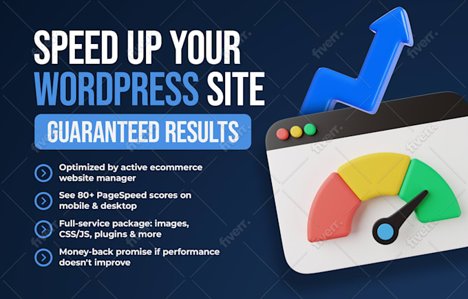 Increase wordpress page speed and core web vitals score by Bizgrowthguru | Fiverr
