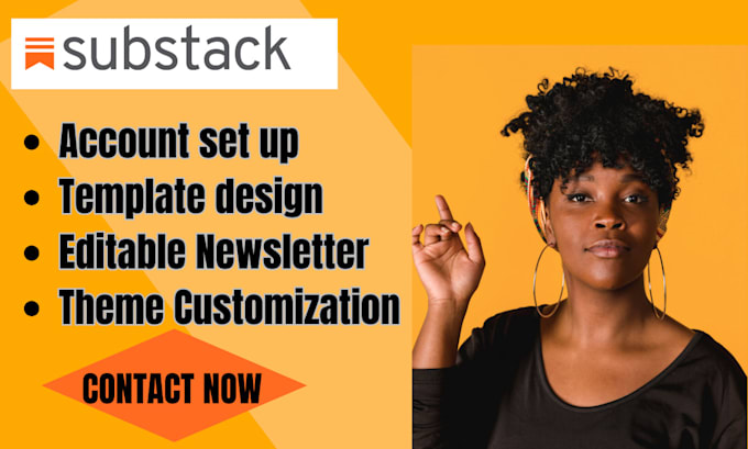 Set up substack account newsletter template by Damlabstra | Fiverr