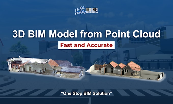 Create accurate 3d bim models from point cloud data by Geobim | Fiverr