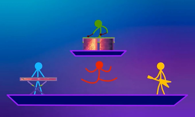 Draw custom funny stickman character, animate stickman, stick figure ...