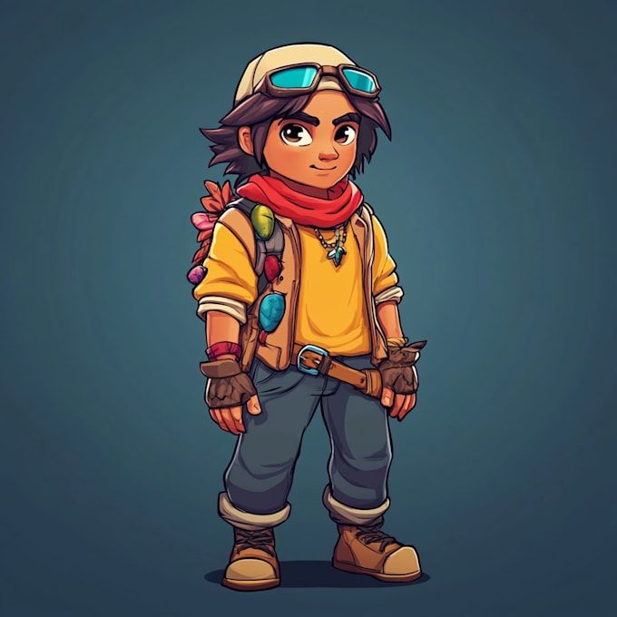 Create 2d Game Character Sprite Sheet For Your Indie Game By Sunetteok Fiverr