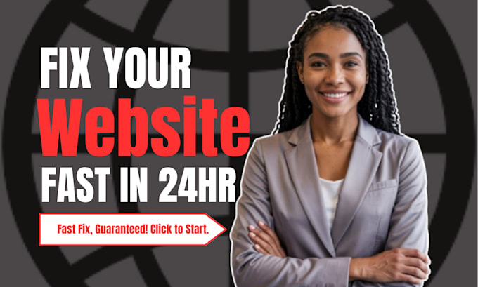 Fix my website fast, emergency website repair and fix in 24hr by Chris3d1 | Fiverr