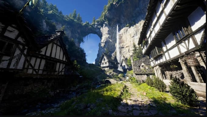 Create 3d realistic environment and level design in unreal engine 5 and ...