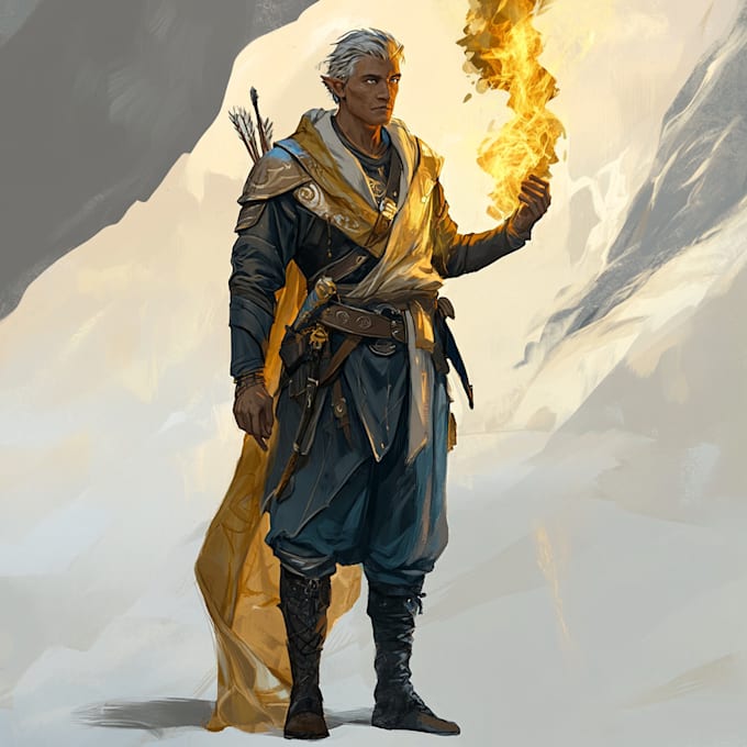Illustrate dnd, fantasy character and dnd character in the dnd style by ...