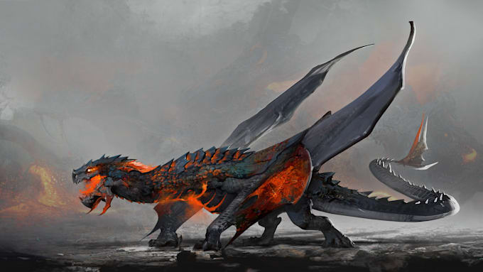 Create 3d fire dragon, phoenix animation, 3d bird animation and pet ...