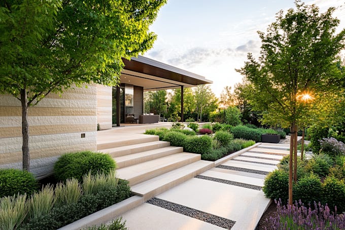 Design 2d floorplan,2d frontyard design, backyard garden design ...