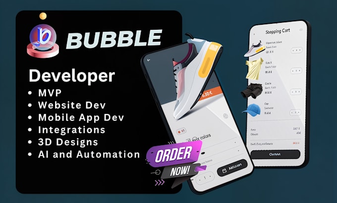 Build bubble io website bubble developer bubble mpv bubble app by Big_mosesak | Fiverr