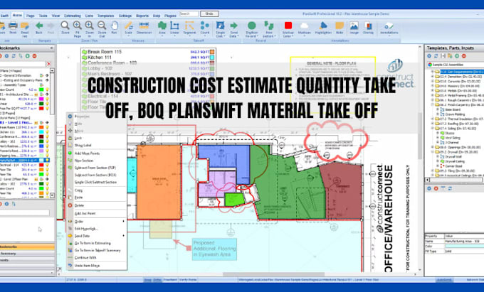 Construction cost estimate quantity take off, boq planswift material take off by Elonmike9 | Fiverr