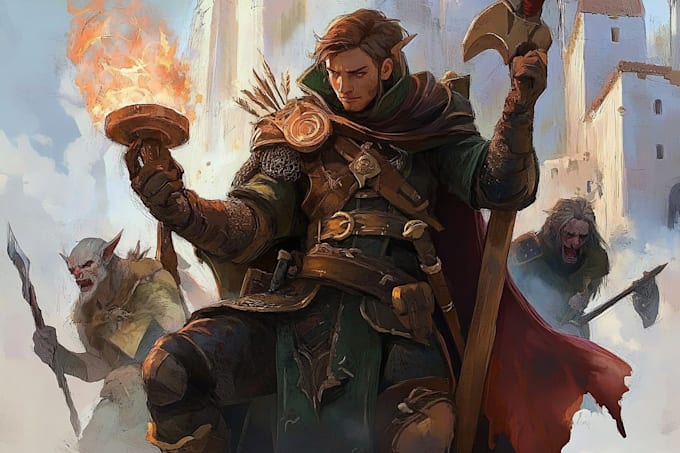 Draw your custom dnd dungeons and dragons character by Stiaanselen | Fiverr