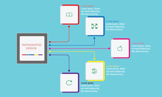 Create work flow, extremely, boring infographics design by ...