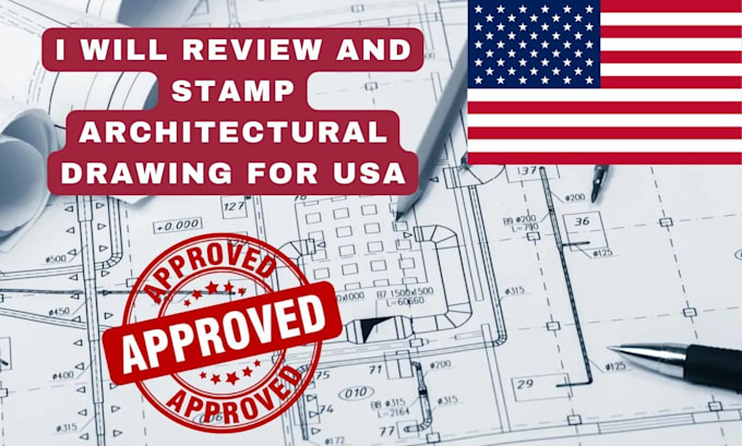 Do architectural drawing, sign and seal mep floor plan city permit in ...