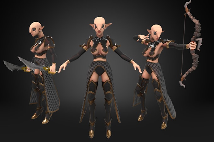 Optimize 3d avatar model,ue5 character, sfn model, 3d retopology, vrm, nsfw, pbr by Liamtos | Fiverr