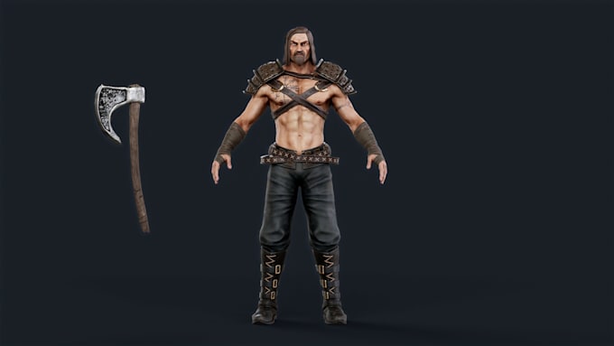 Ue5 game realistic 3d character, blendshape, lip sync, xgen, 4k texture ...