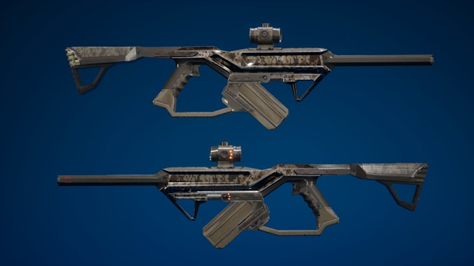 Unity 3d game assets, weapons, spaceship, robot, scifi mech, 4k texture ...