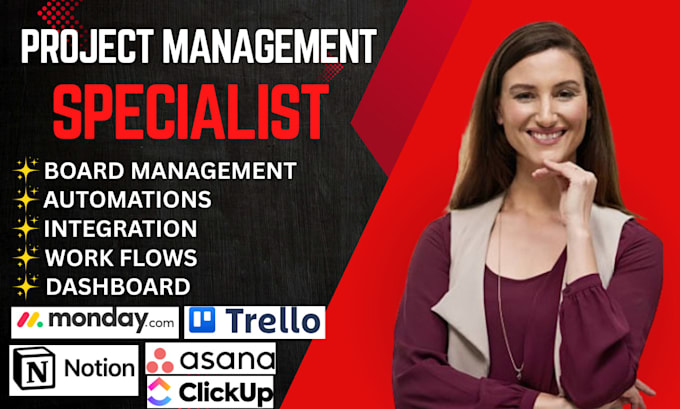 Asana Clickup Notion Website Monday Crm Monday Trello Automation Expert By Olivernoah2025 Fiverr