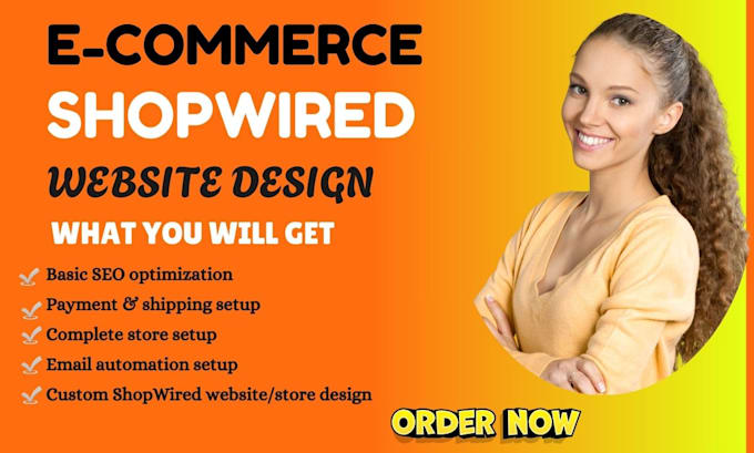 Build an automated ecommerce shopwired website design shopwired store ...