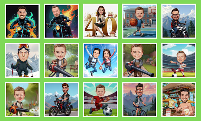 Create cartoon from your photo by Safolife | Fiverr