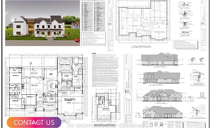 Draw architectural floor plan, elevations, sections, roof, site plan in autocad by Daniel_clark8 ...