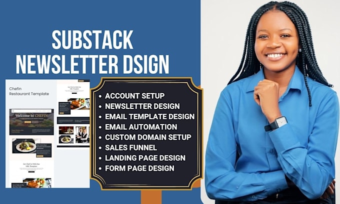 Design beehiiv newsletter or setup substack account substack newsletter ...