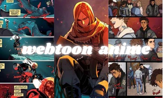 Do webtoon style for manhwa and book cover as webtoon artist by ...