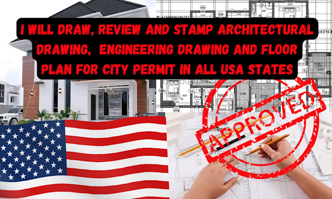 Review stamp draw floor plan any architectural drawing engineering ...