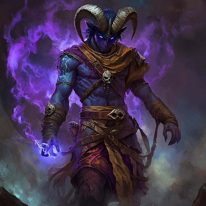Illustrate dnd, fantasy character and dnd character in the dnd style by ...