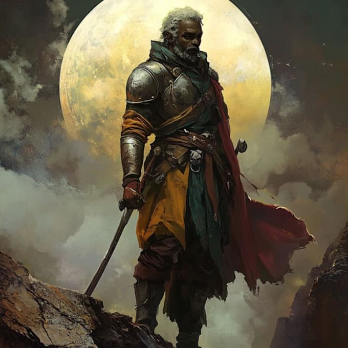 Make create a d and d character art and dnd art by Peachclods | Fiverr