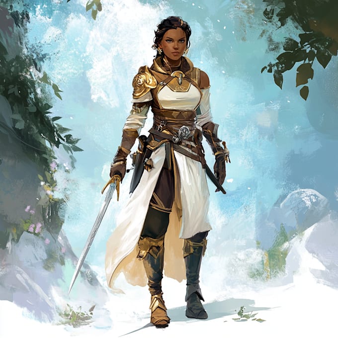 Draw your dnd character token art by Fabalna | Fiverr