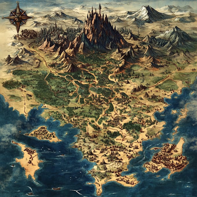 Create fantasy map for your dnd game by Rynoldscholtz_ | Fiverr