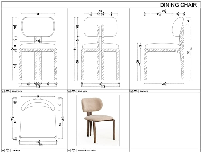 Made technical drawing for manufacturing by Ahsanbashir680 | Fiverr