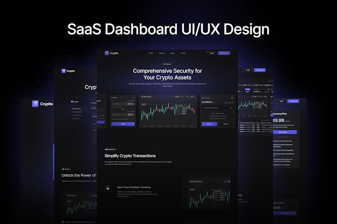 Design clean and modern saas ui ux web app in figma by Ashadspaulding ...
