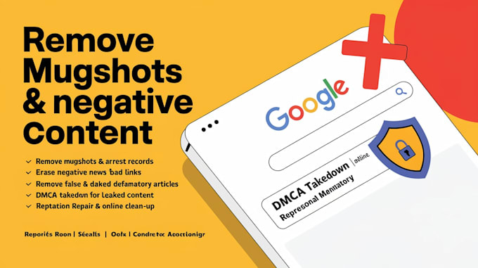 Help remove mugshots negative article bad news from google by Zeeshan ...