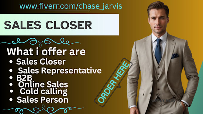 Sales closer b2c sales rep sales agent be your virtual assistant telemarketing by Chase_jarvis ...